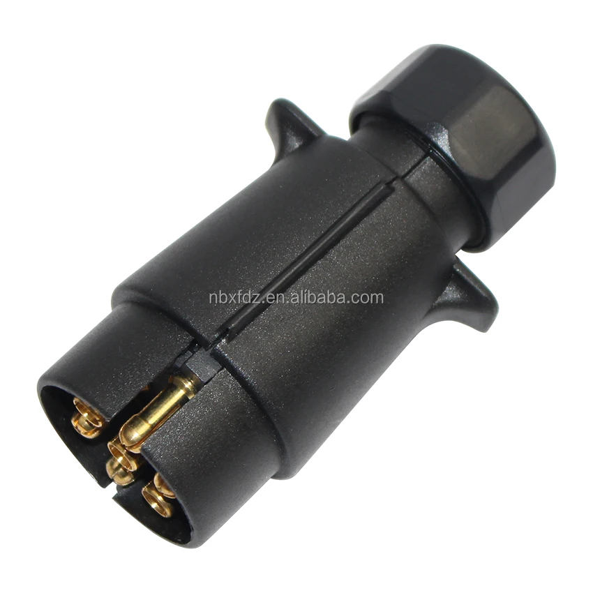 Heavy Duty 12V Plastic Trailer Connector 12N 7 Pin Electrics Plug ...