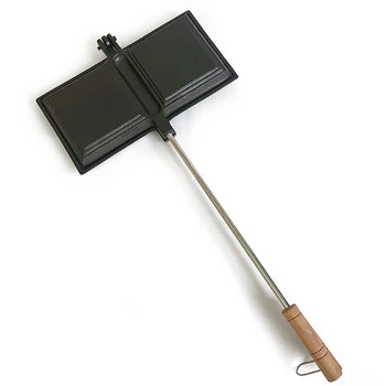 Cast Iron Jaffle Iron Sandwich Waffle Pie Maker Bbq Outdoor Cookware ...