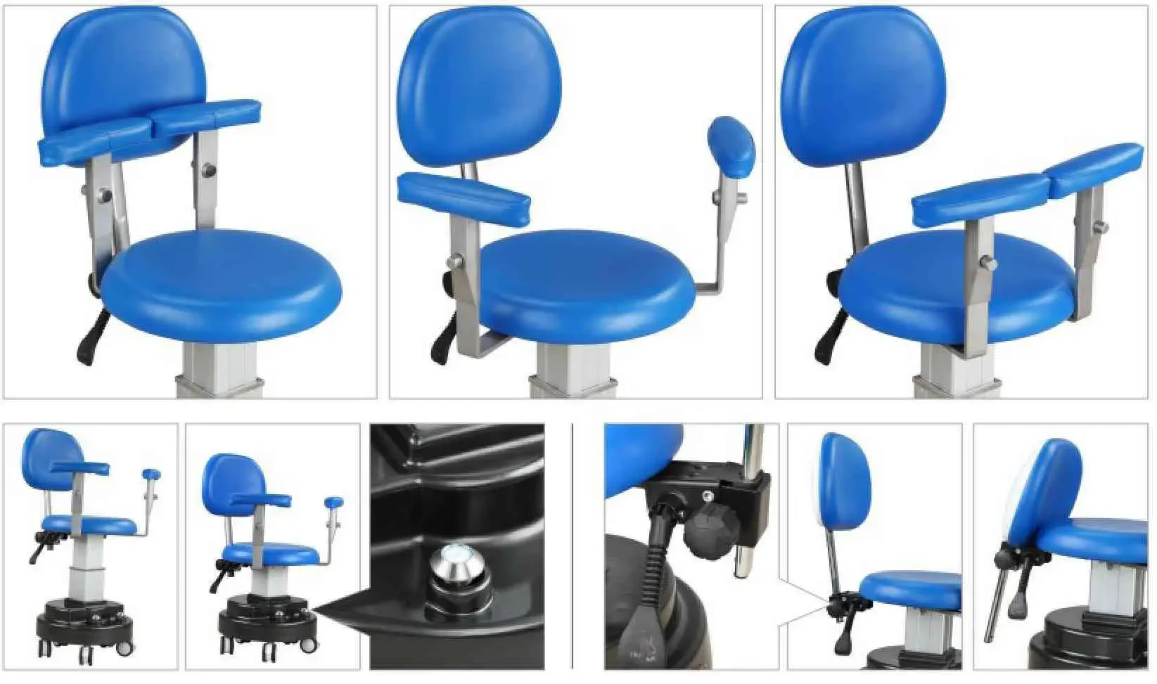 Electric Operation Chair with 180° Rotate Armrest Support