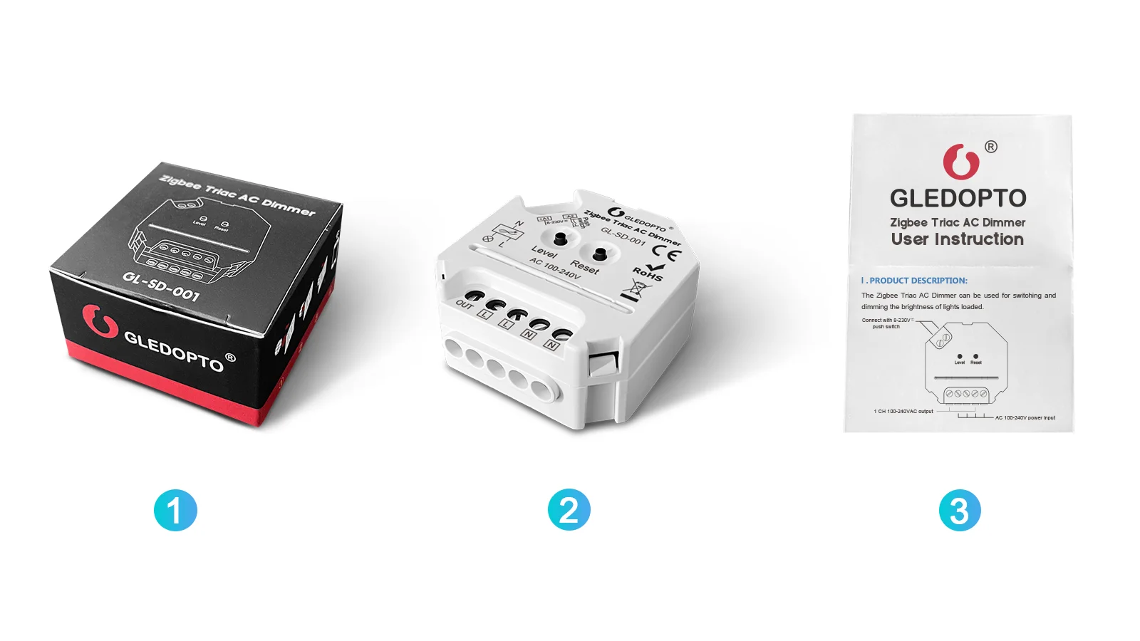 Gledopto Smart Zigbee Triac Dimmer For Home Automation Led Lighting ...