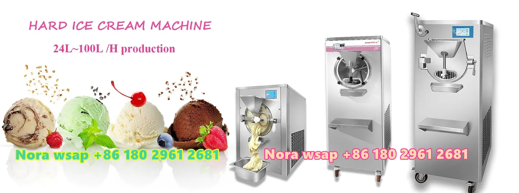 60 Liters Italian Batch Freezer Gelato Ice Cream Making Machine Hard ...