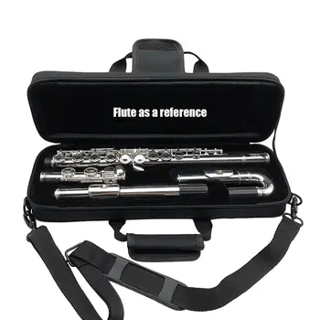 16 Hole Elbow Flute Bags Musical Instrument Storage Box Flute Canvas ...