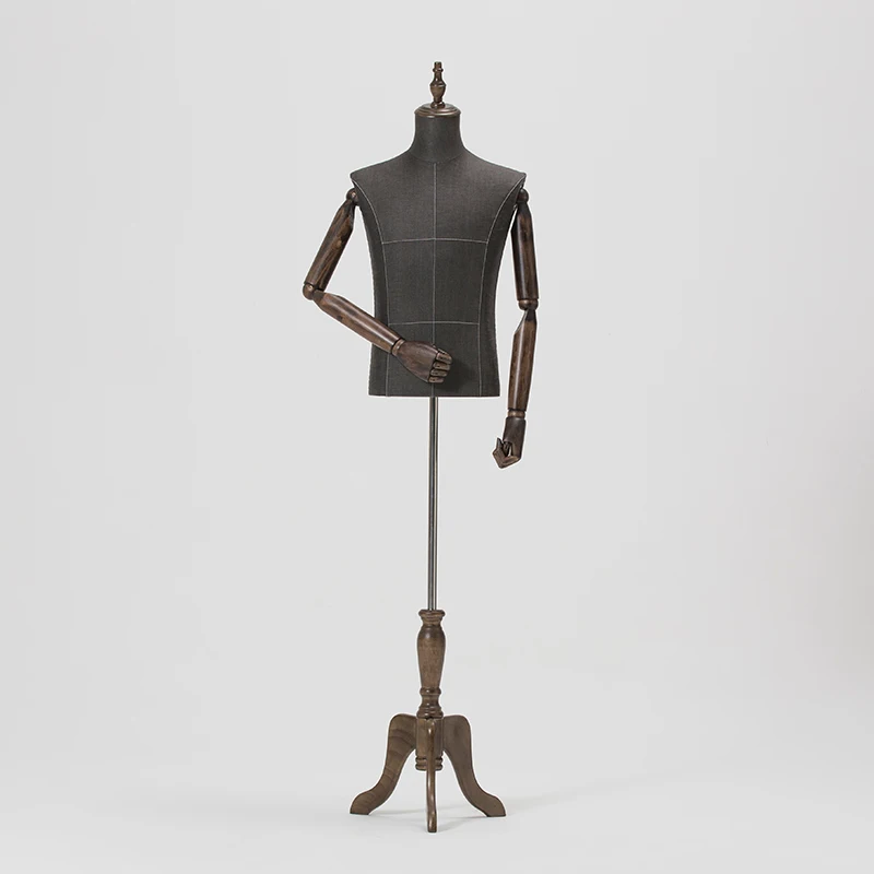 Shop Our Showcase Jacket Dummy - Flexible Arms & Black Linen