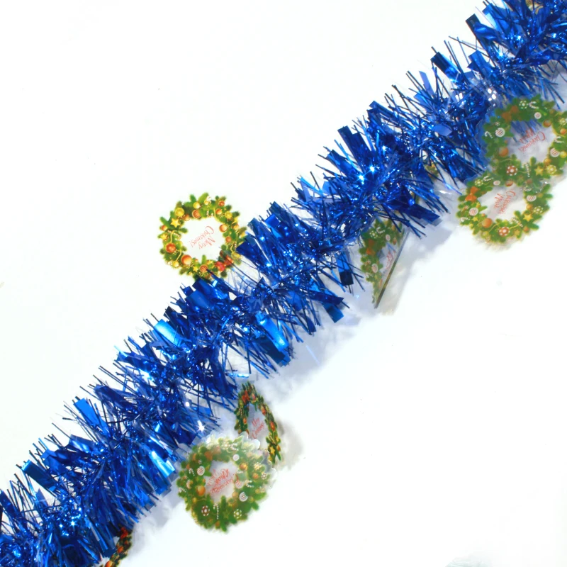 Christmas Tinsel Garland Indoor And Outdoor Christmas Decoration Tinsel ...