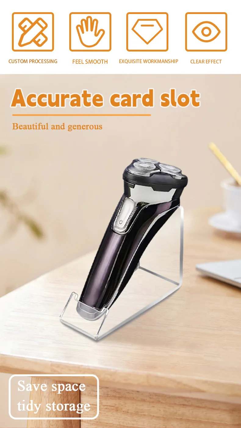 Transparent Razor Shaver Display Rack Beauty Instrument Remote Control ...