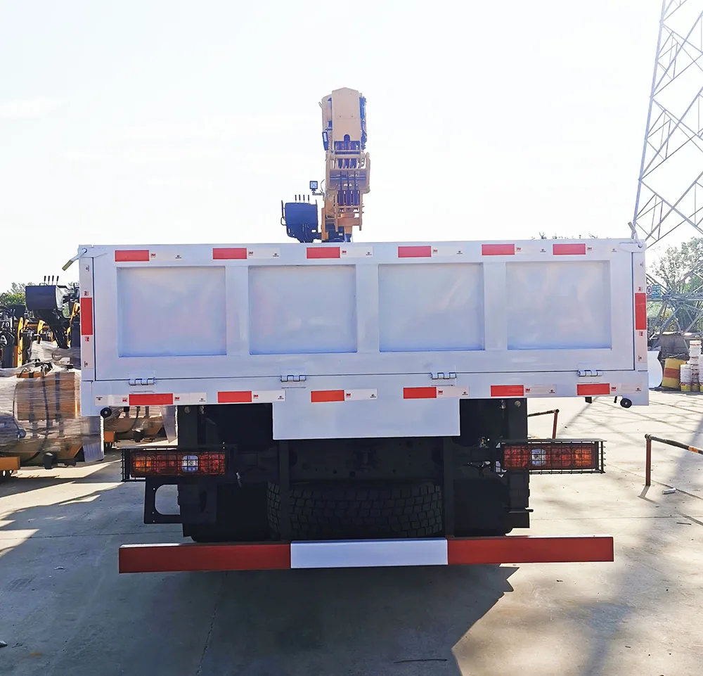 Shacman Special Van Heavy Dump Box Knuckle Boom Mounted 12T 14T 16T ...