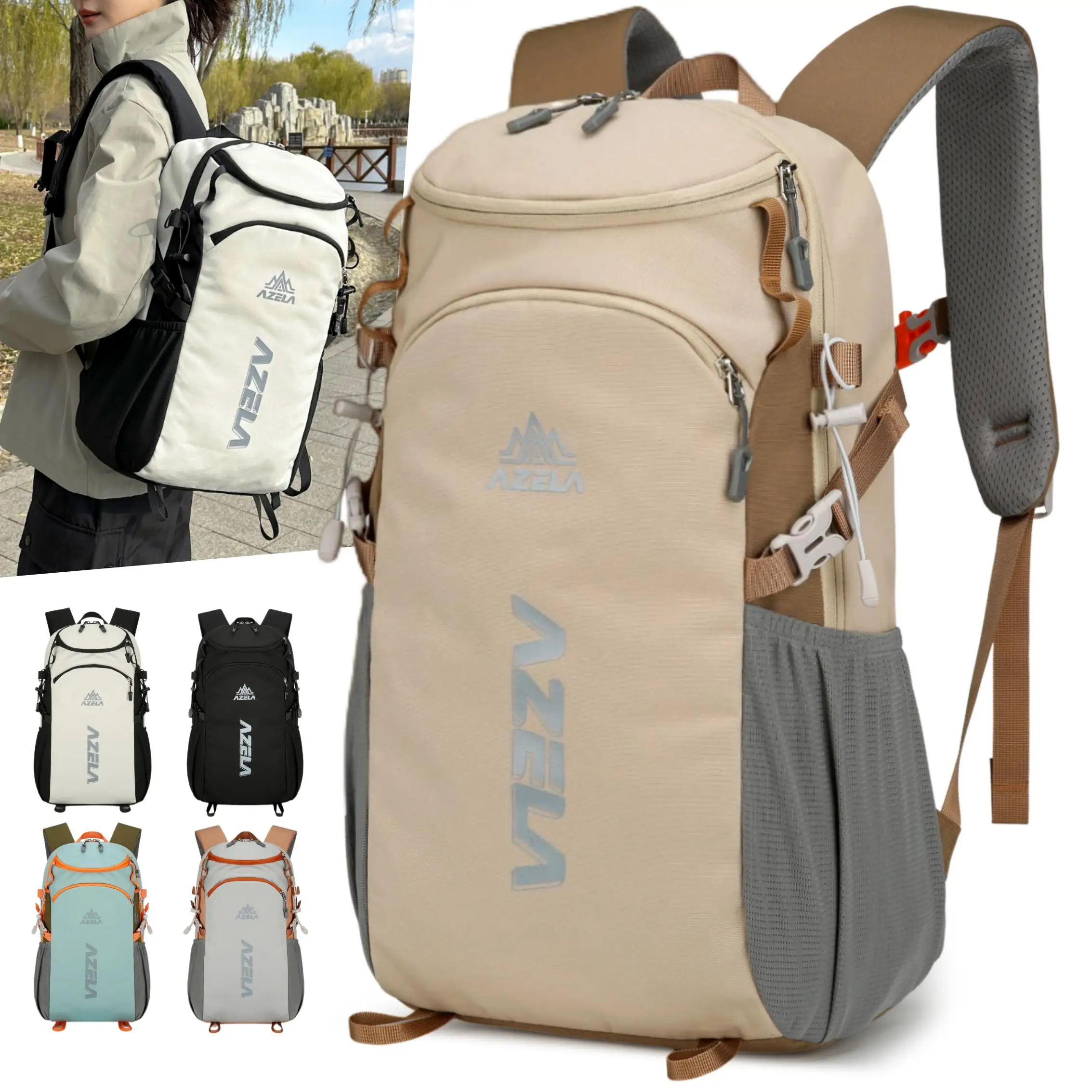 Factory Direct Lightweight Oxford Travel Backpack Portable Waterproof ...