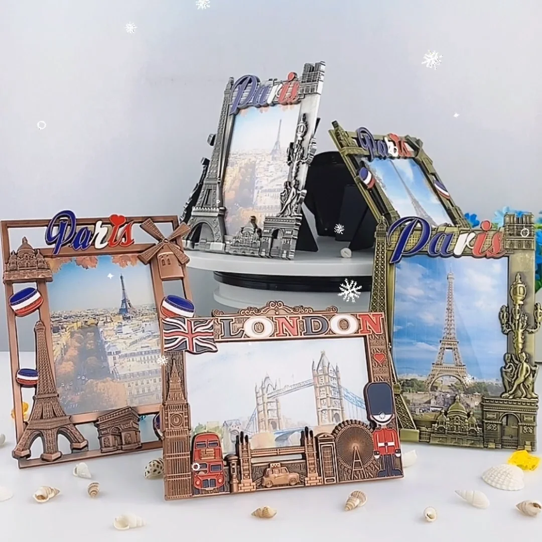 Custom Design 4x6 Luxury Stand Zinc Alloy Vietnam Souvenir Metal Photo ...