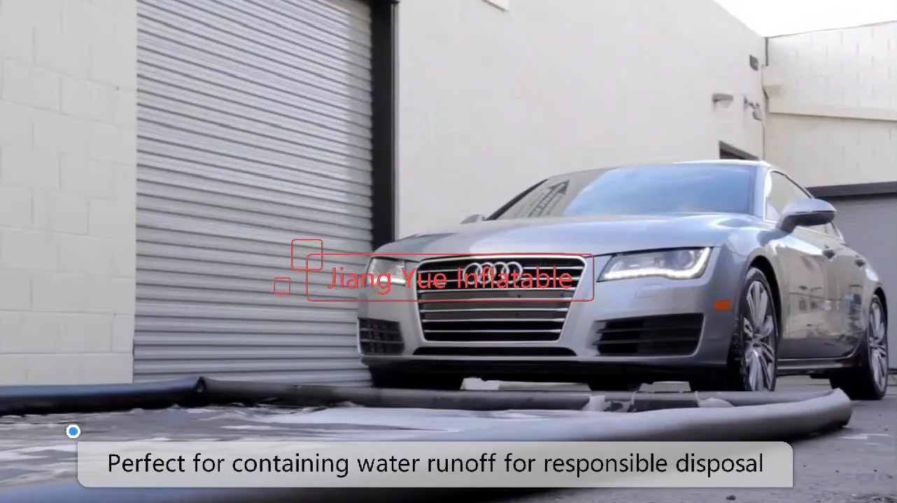 Heavy Duty Inflatable Car Wash Mat Cleaning Garage Plastic Floor ...