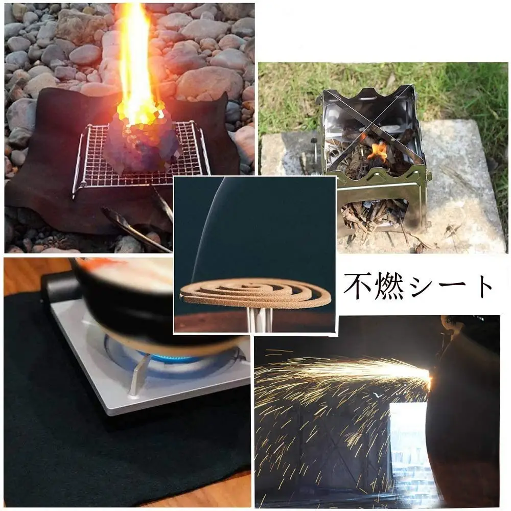 Flame Retardant Welding Blankets Cuttable Carbon Fiber Fire Retardant ...