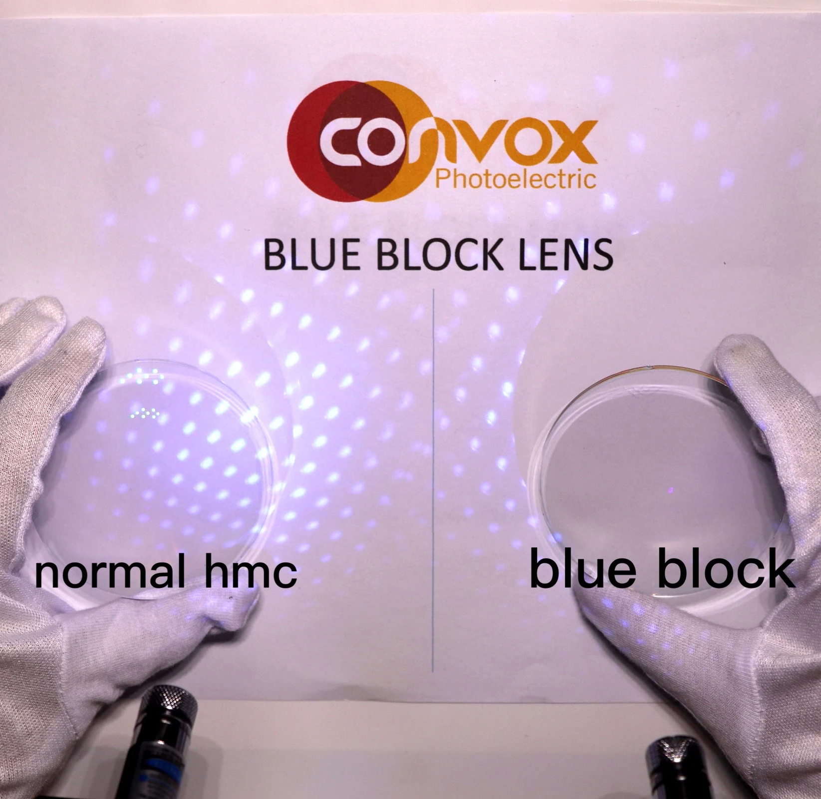Convox Korea Joint Venture 1.56 Blue Light Blocking Glasses Lenses Blue ...