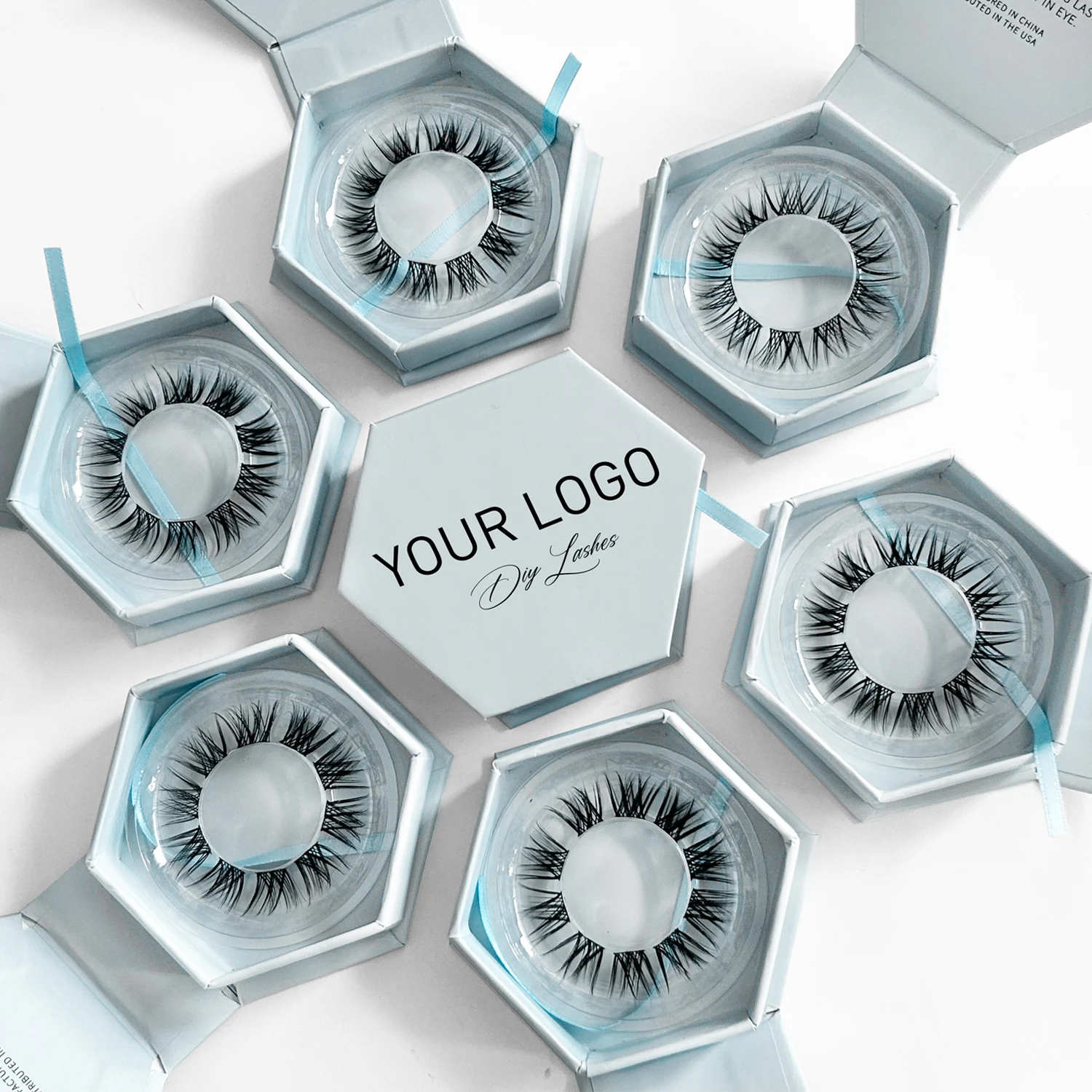 Wholesale Customizable DIY Cluster Lashes Private Label