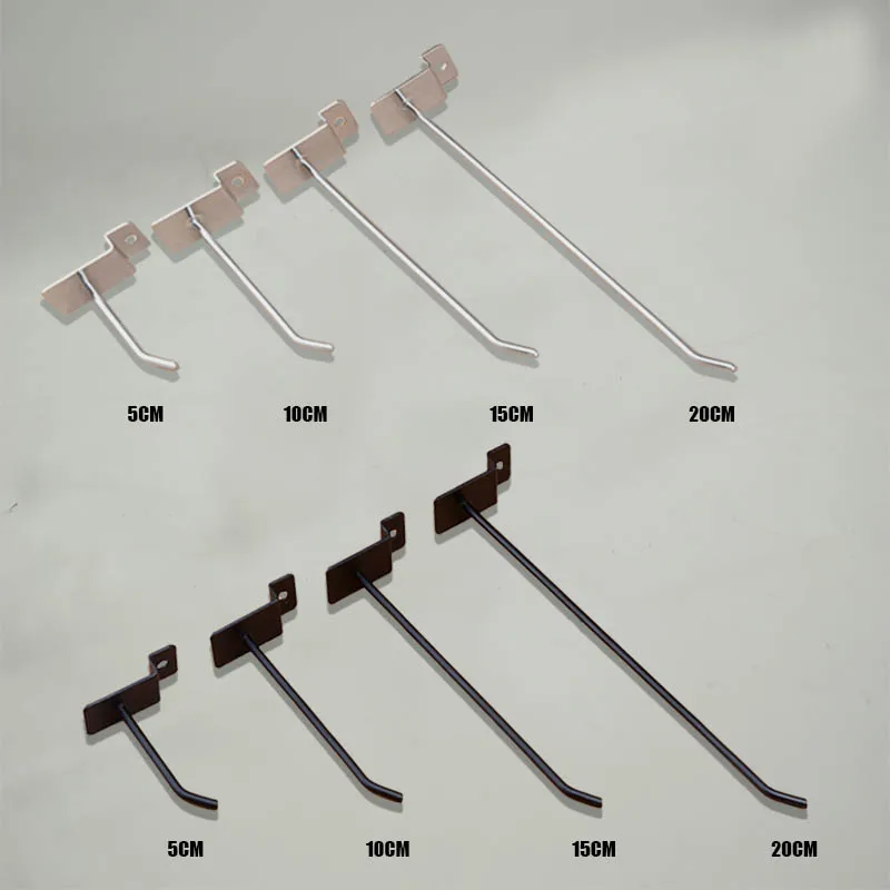 Heavy Duty Slatwall Accessories Shelf Brackets Hanging Hook Slatwall ...