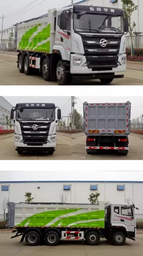 Van Garbage Truck Compactor Diesel Compressed Docking Vehicle Delivery ...