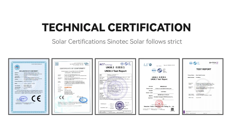 Sinotec Off Grid 3kw 5kw 8kw Solar Lithium Battery Power Energy ...
