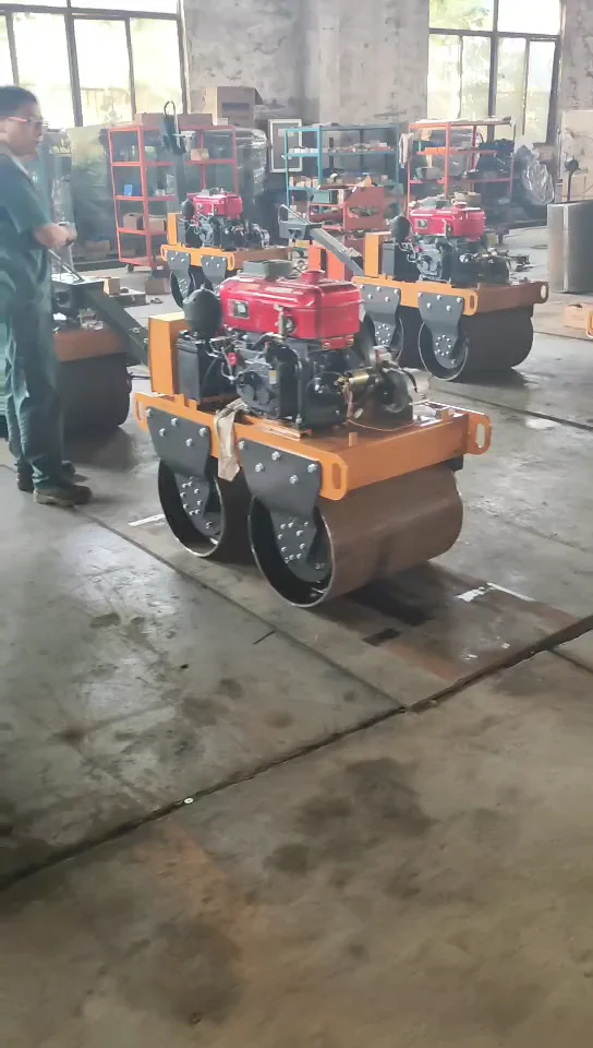 Vibrator Roller Compactor Walk Behind Ce Epa 550kg Small Road Roller ...