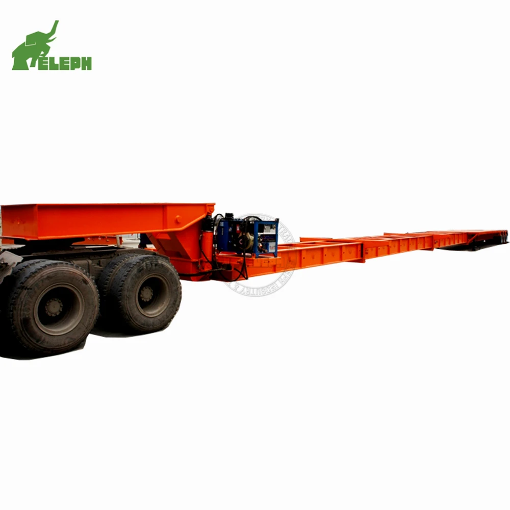 60 70meters Hydraulic Steering Wind Blade Transport Semi-trailer ...