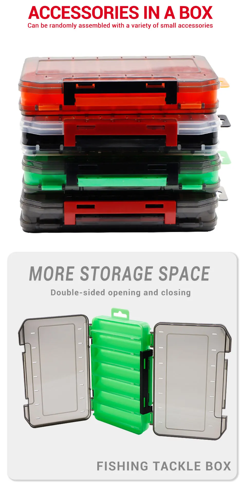 Wholesale Hy-20 Waterproof 19.5*12.2*3.7cm Fishing Lures Boxes Storage ...