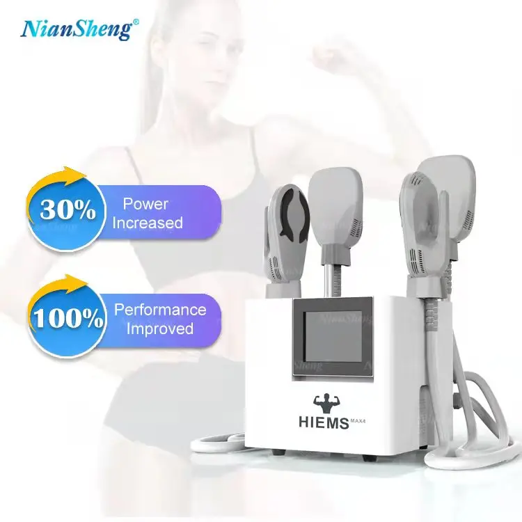 Ems Emt Sculpting Hiemt Pro Max4 Muscle Stimulator 4 Handles Hiems Ems ...