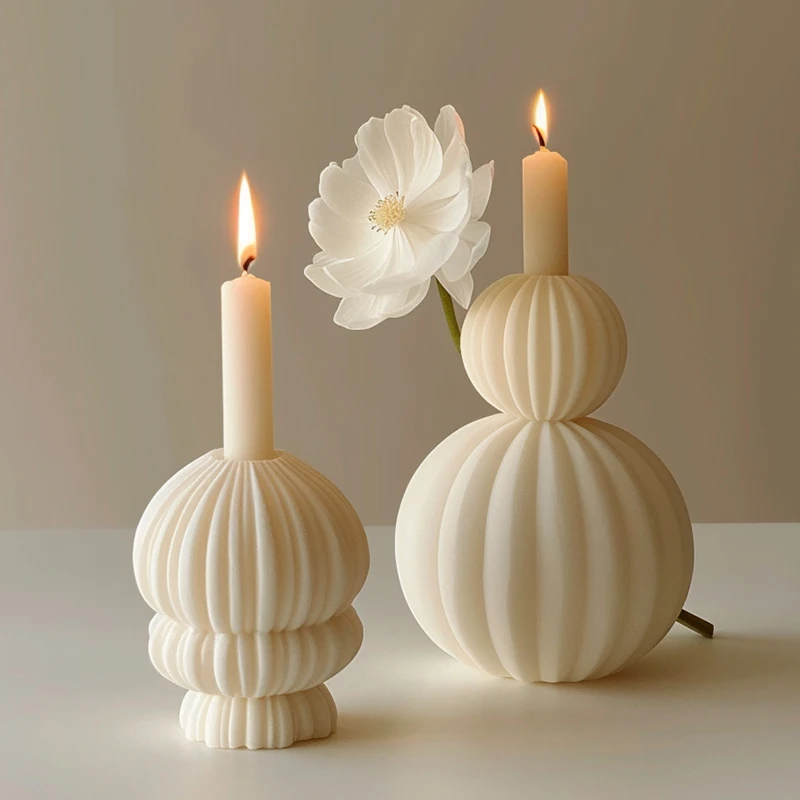 Dumo Custom Origami Round Candle Mold Silica Gel Spherical Mold Silica ...