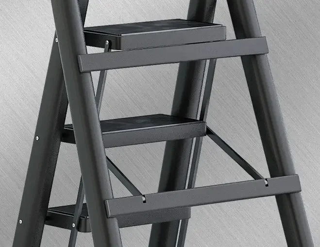 Portable Multi-functional Small Folding Ladder for Home 4 Steps Folding ...