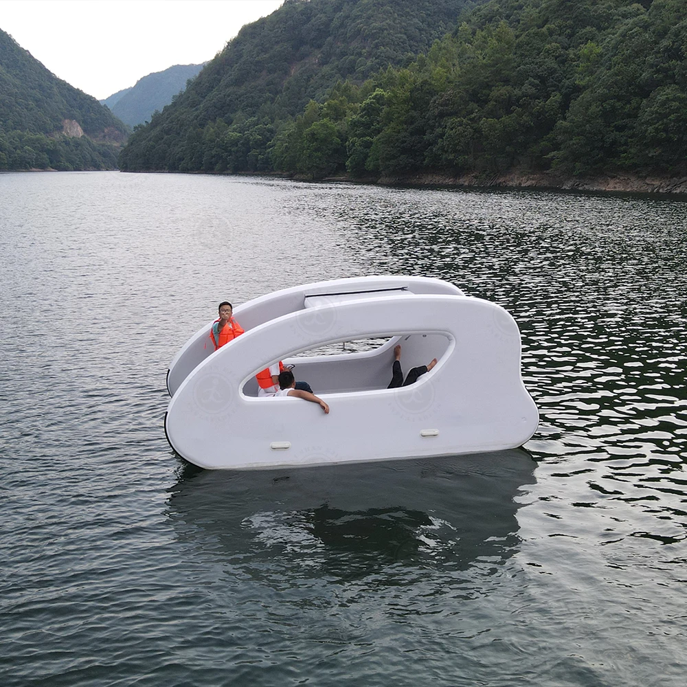 Inflatable Solar Powered Yacht Houseboat for Parties - Electric ...
