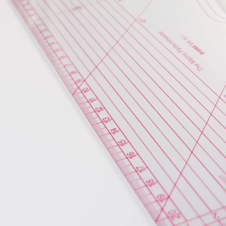 Dihan #9511 Drawing Mold Ruler,Seam Allowance French Curve Ruler Vary ...