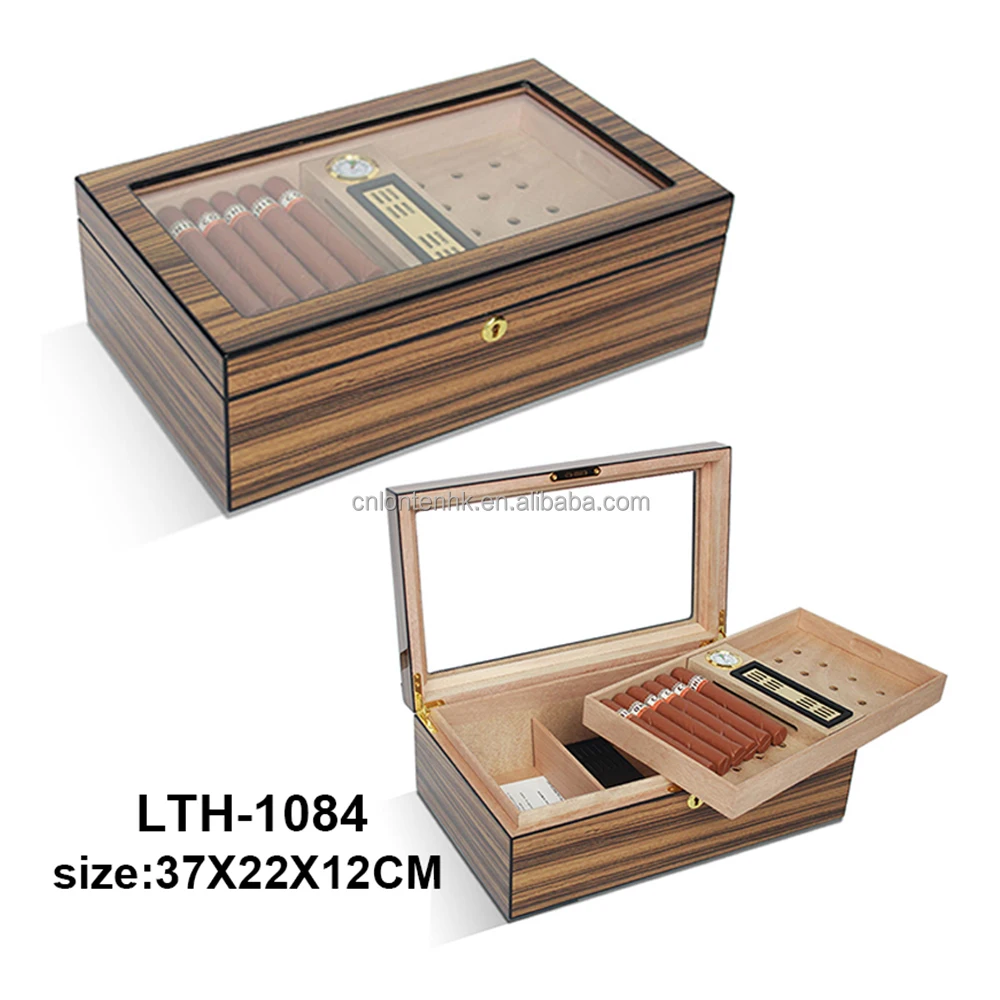 Factory Price Luxury Wooden Cigars Box Storage Humidors Wood Cigar ...