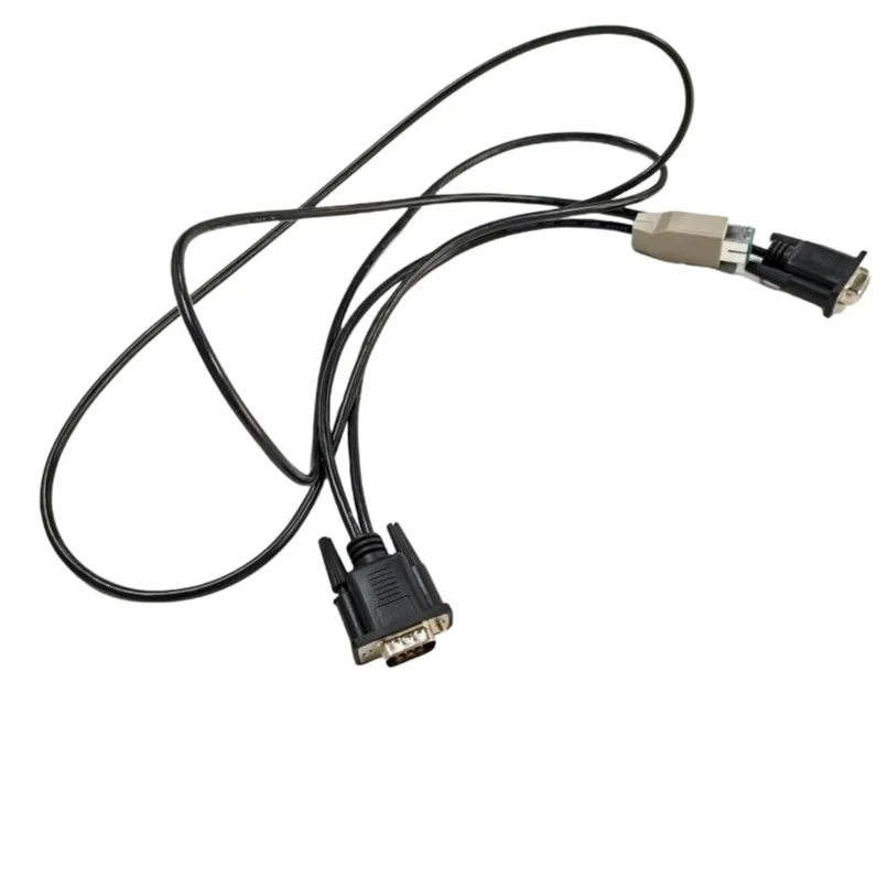 DB9 Male to DB9 Female and 12V Powered USB Data Cable DB9 Male Plug to ...