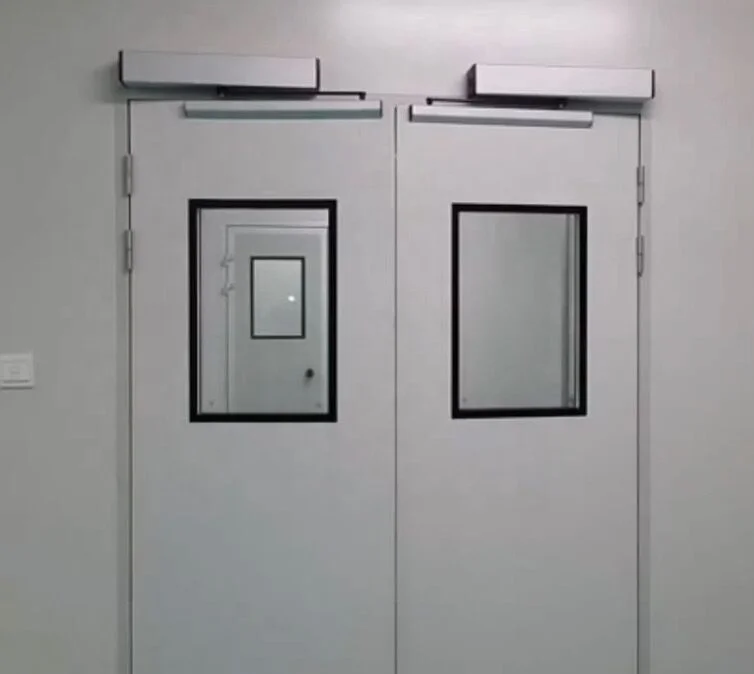 Emergency Fireproof Exit Door for Hospital and Clinic, Foot Sensor ...