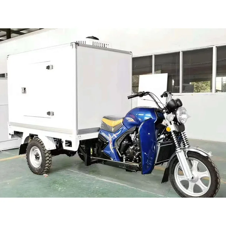Refrigerator Motorcycle Tricycle With Refrigeration Units Refrigerated ...