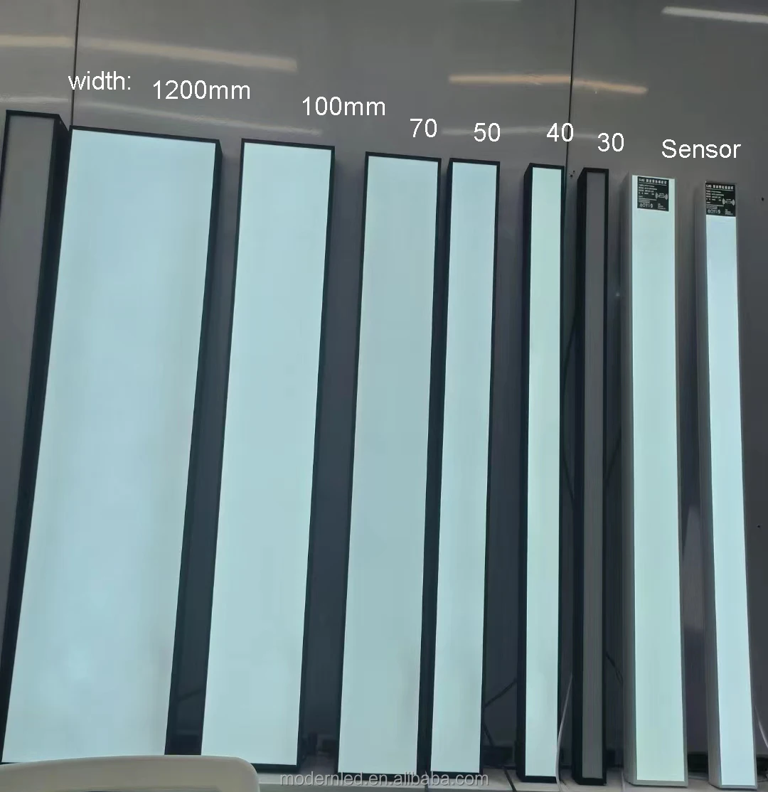 2ft 20W 4ft 40W Modern Linear Light Square Shape LED Honeycomb Anti ...