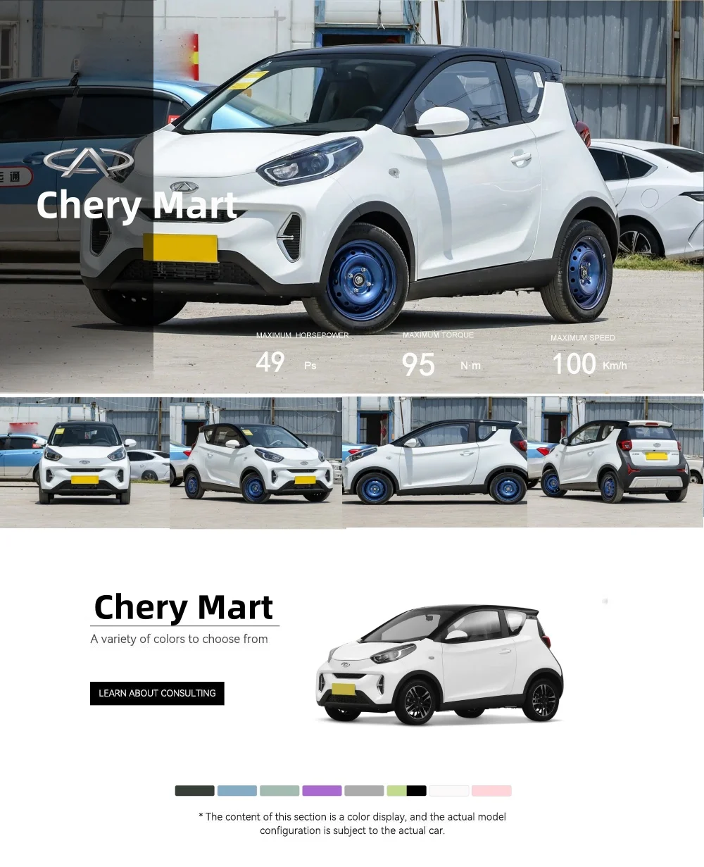 2025 Chery Little Ant Mini EV Electric Vehicle Supplier Sale 100km/h ...