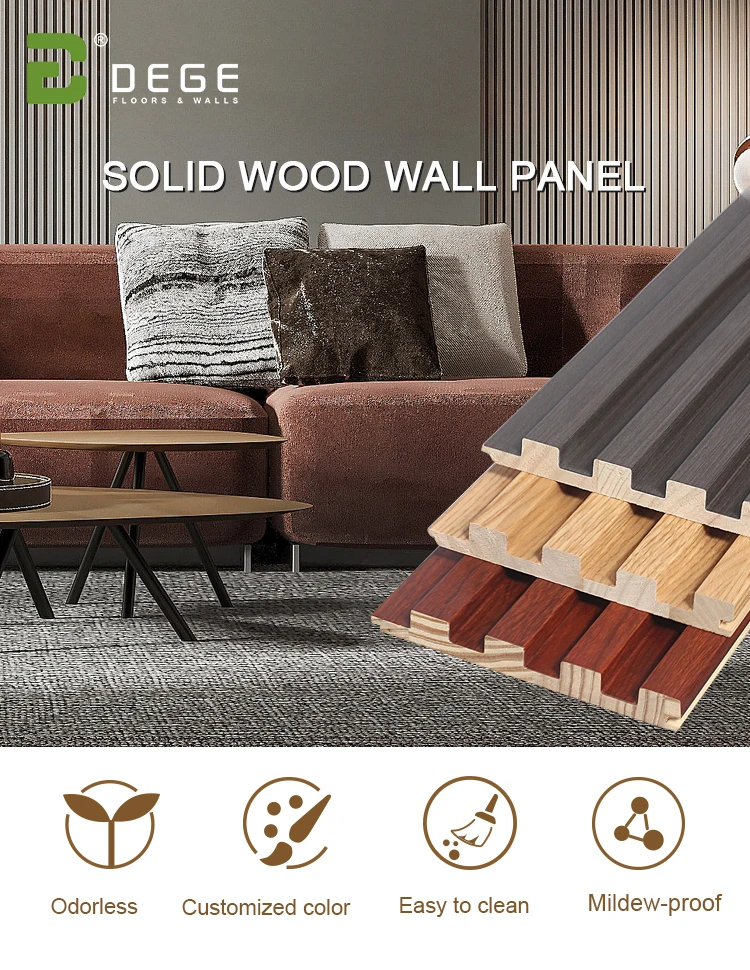 3d Cherry Wood Wall Panel Cladding Wood Interior Panels For Interior ...