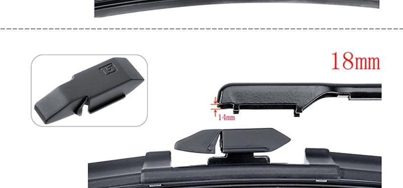 Baoyi Quality Multifit Flat Replaceable Adapter Frameless Windshield ...
