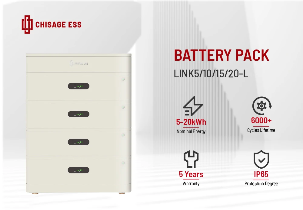 Chisage ESS 51.2V Lithium Ion Battery - 300ah DIY Stackable