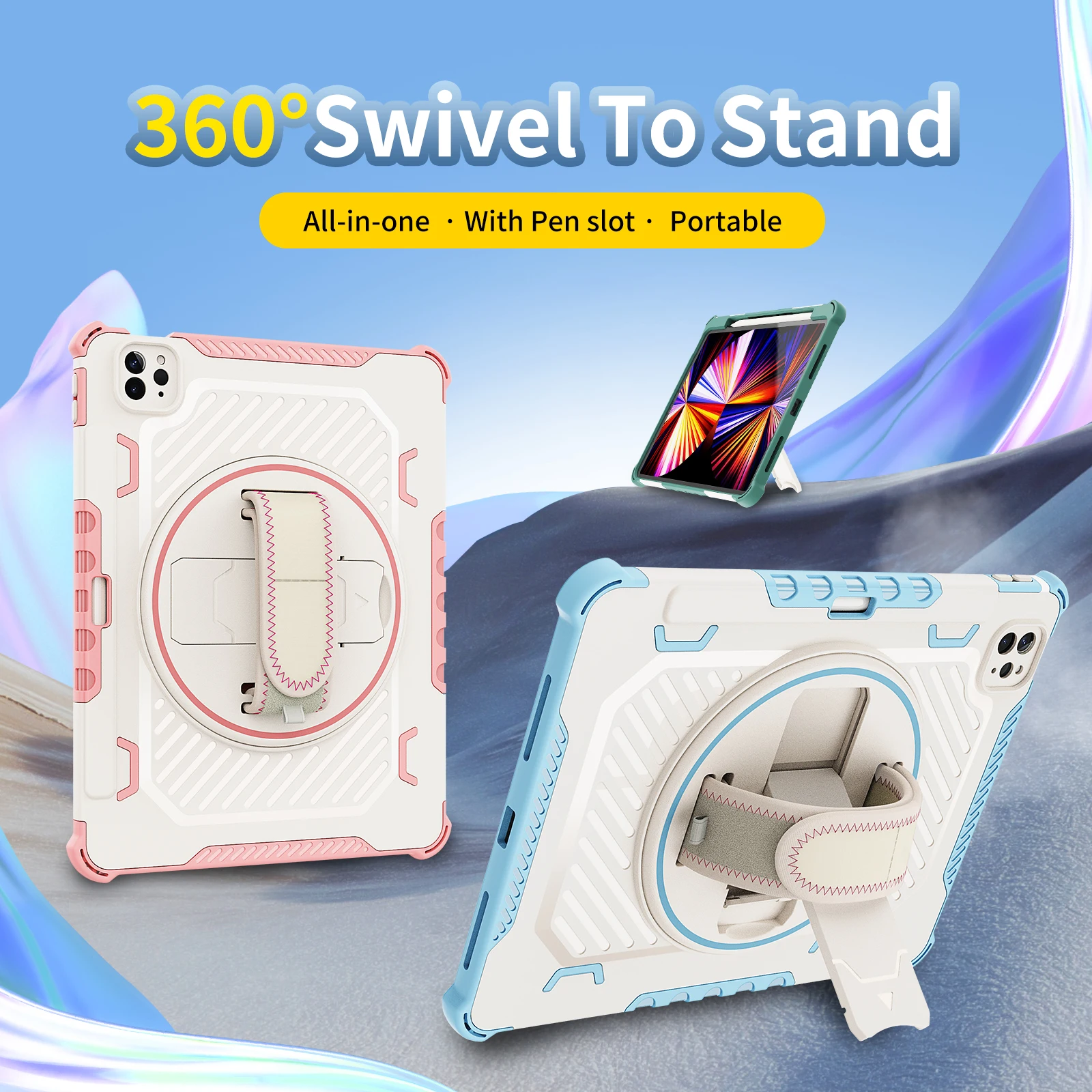 Newest Material Popular Type-a Helmet Protective Tablet Case For Ipad ...