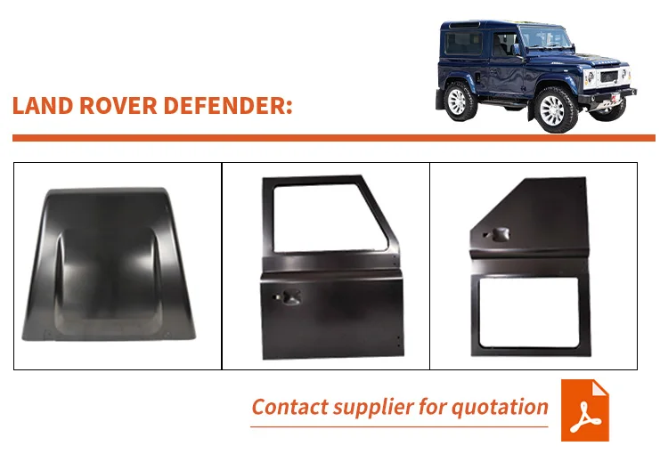 OEM Puma Style Steel Front Engine Hood for Land Rover Defender