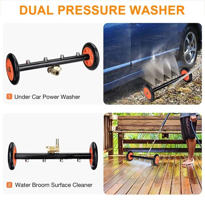 High Pressure Car Chassis Washer - 2 in 1 Cleaning Solution