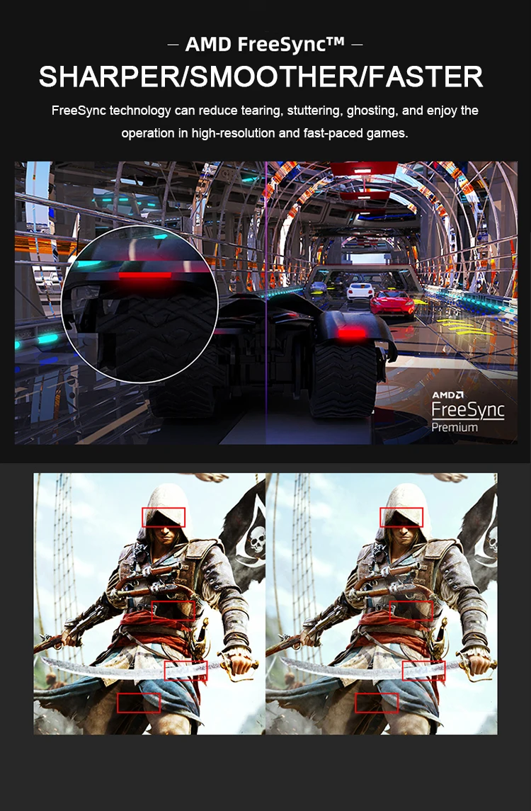 4K 2K Gaming Monitors - High Refresh Rates for E Sports