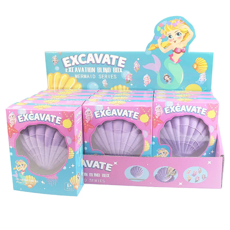 Alibaba.com: Sea Shell Stone Kids Craft Mermaid DIY Archaeological ...