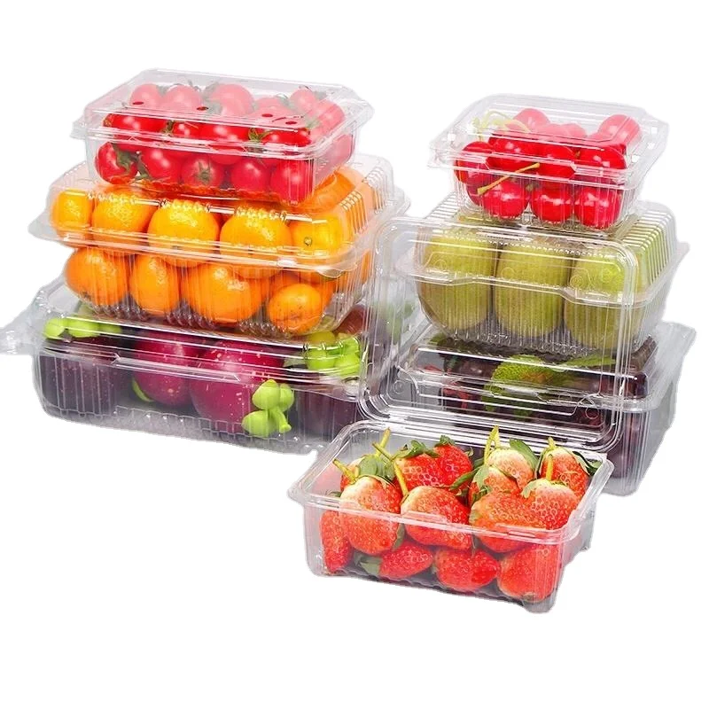 Wholesale Safe Disposable Transparent Fruits Packaging Plastic PET ...