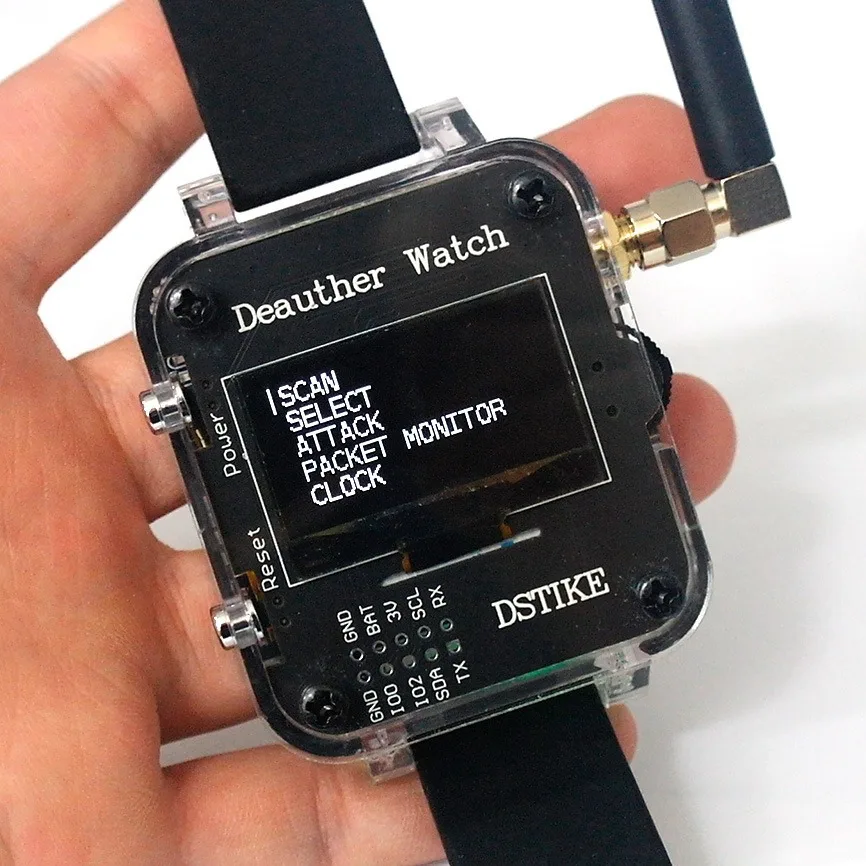 DSTIKE Deauther Watch - IoT Security Testing Device for Development ...