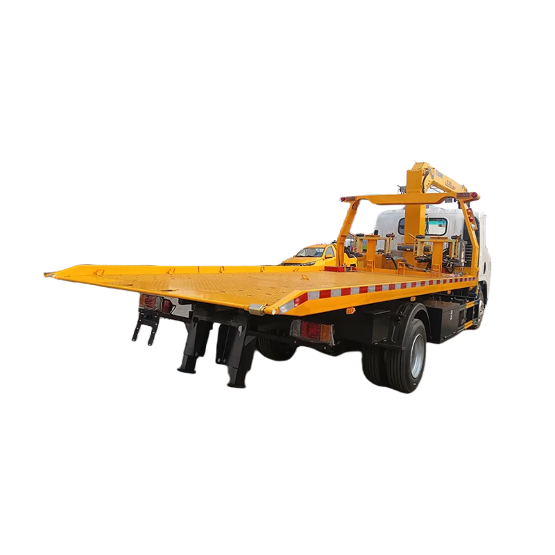 Tow Truck Wrecker With 360 Degree Rotation Crane 8 Ton Hydraulic Truck ...