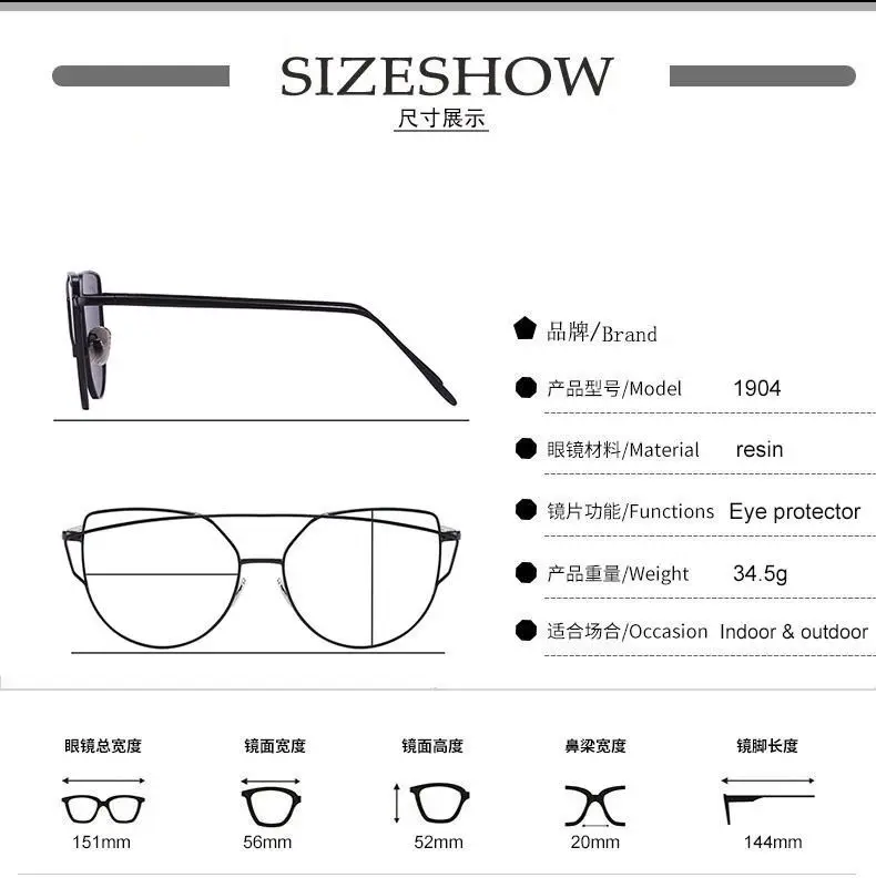 Mejores L1904 Round Frame Sunglasses Uv400 Metal Vintage Women Men Sun ...