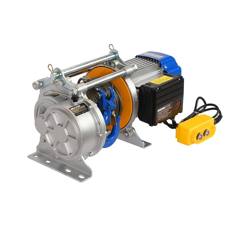 Aluminum Wire Rope 1ton 2ton 220v /380v Small Electric Winch - Buy ...