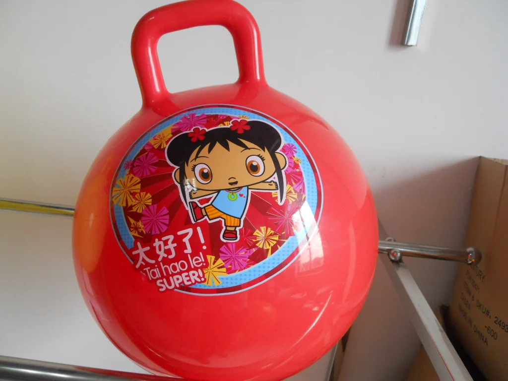 Inflatable Pvc Clouds Color Space Hopper Jumping Ball With Handle For ...