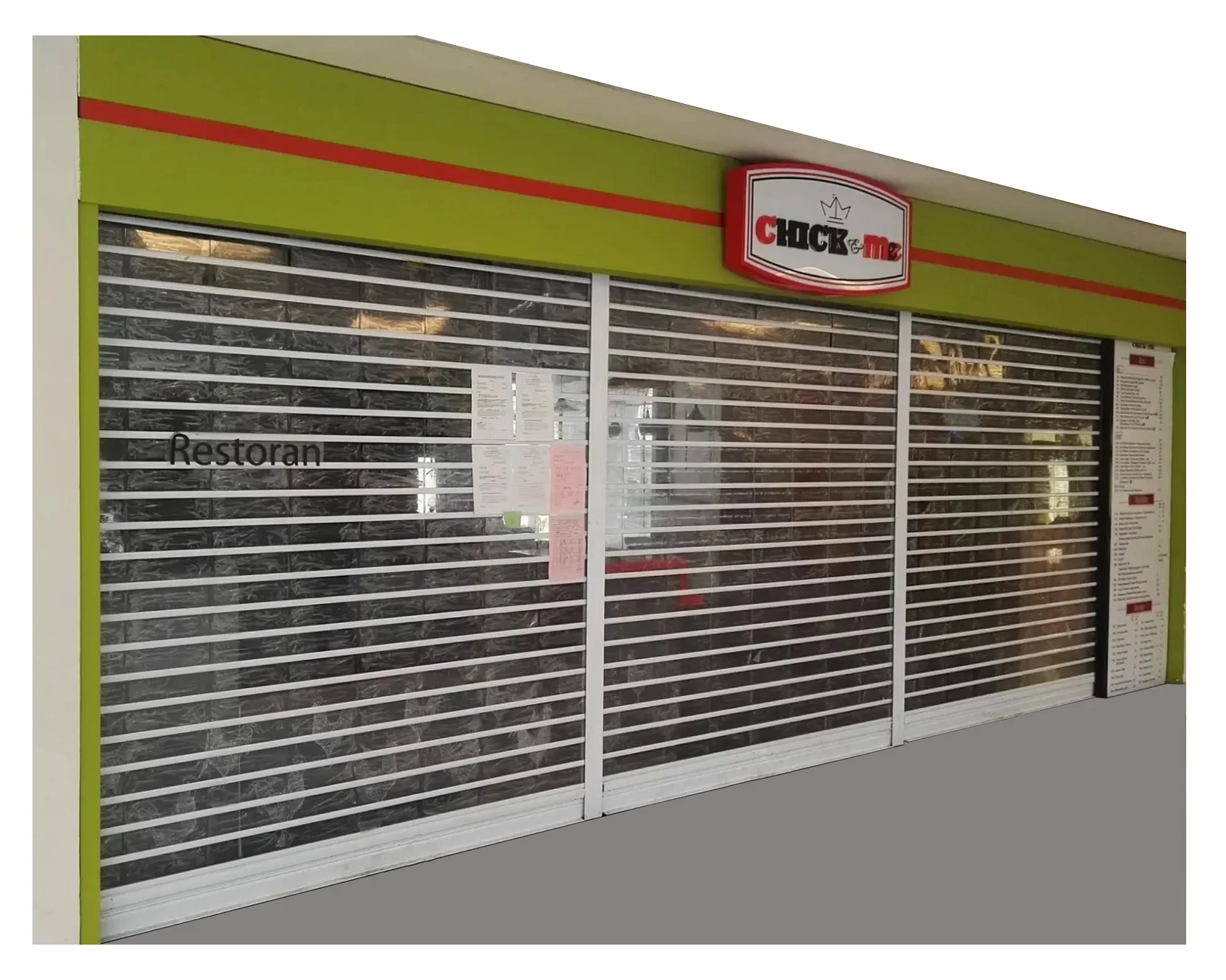 Commercial Shopfront Roller Shutter Door for Mall Transparent ...