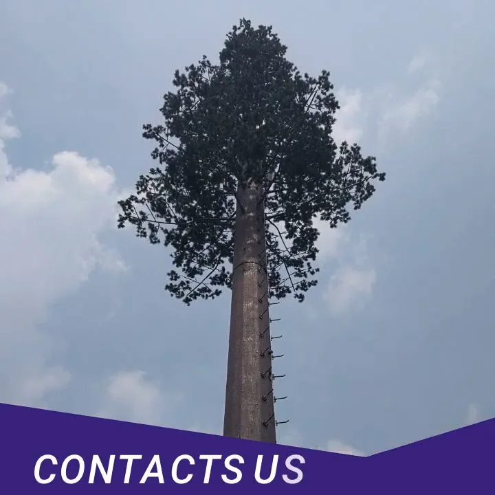 Galvanized Steel Tube Disguised Tree Tower Telecom Signal Tower Made In ...