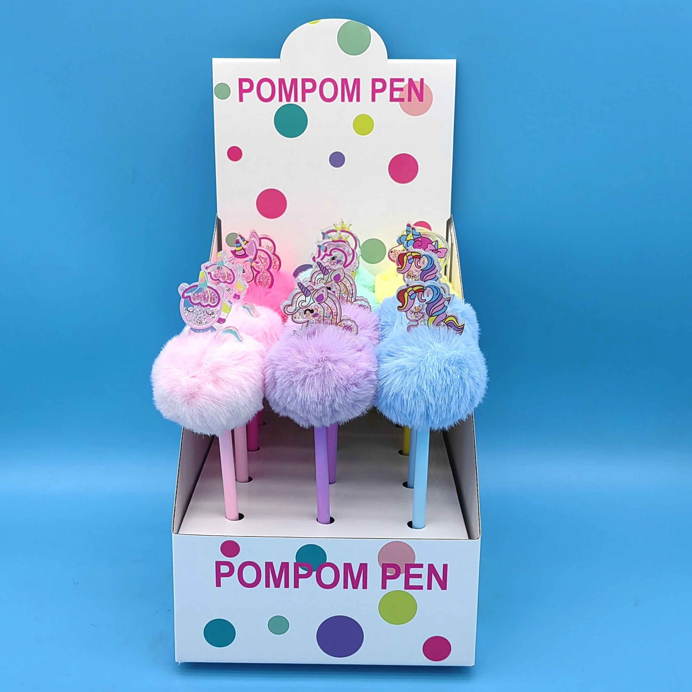 Soododo Xdbg0114 Promotional Lovely Fluffy Plastic Mini Pompom Style ...
